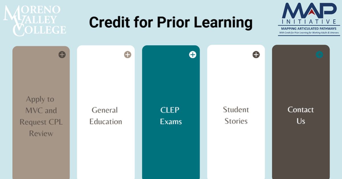 MVC's Credit For Prior Learning (CPL)